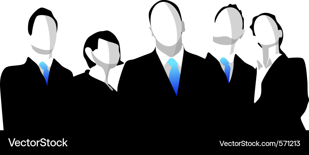 Business team Royalty Free Vector Image - VectorStock