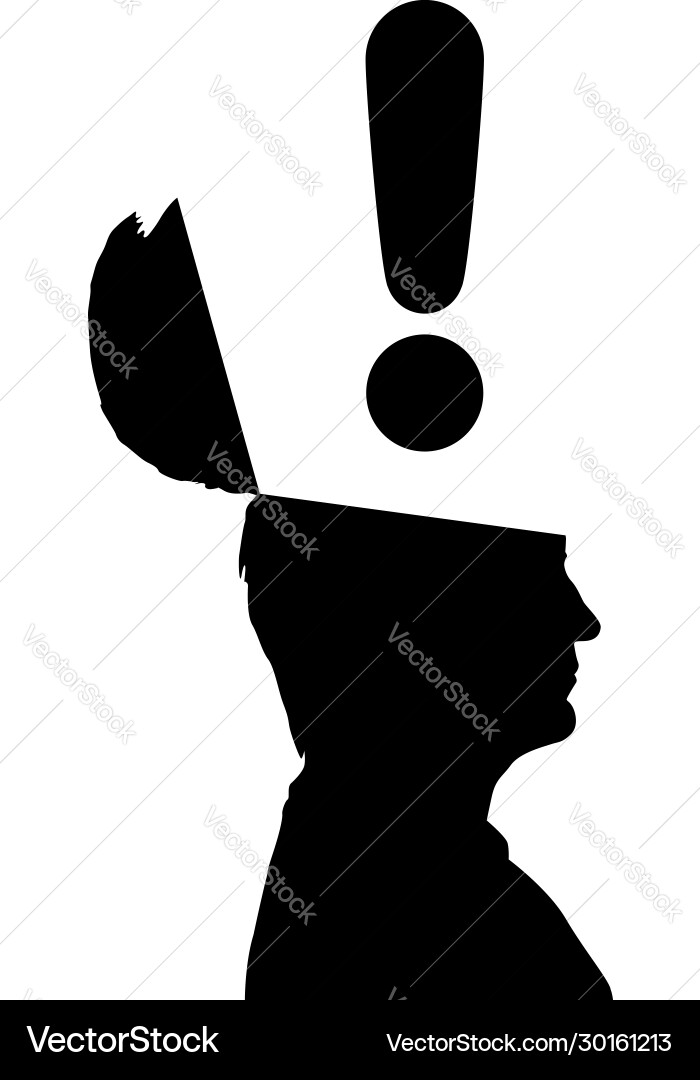 Exclamation mark Royalty Free Vector Image - VectorStock