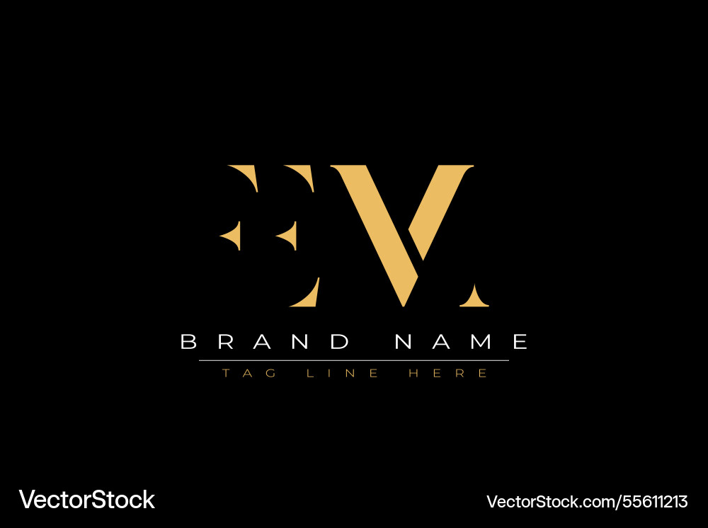 Fem abstract letter logo design Royalty Free Vector Image