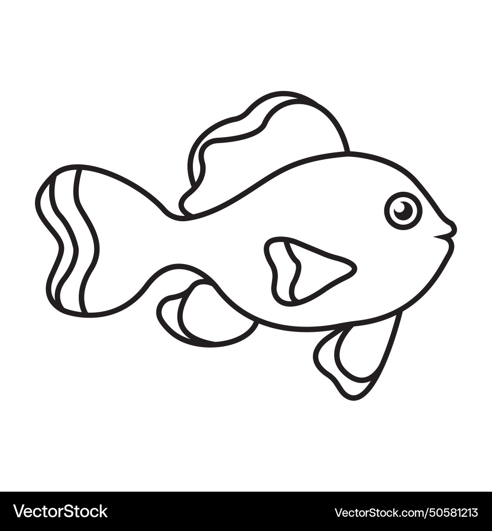 Fish icon Royalty Free Vector Image - VectorStock