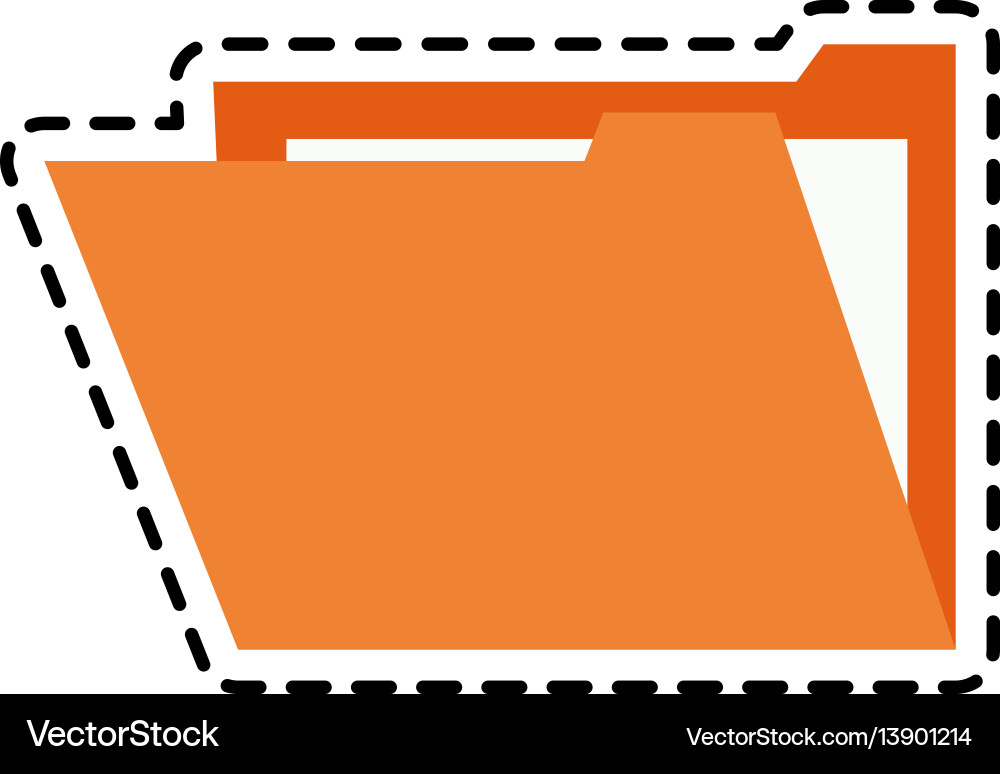Document folder icon Royalty Free Vector Image