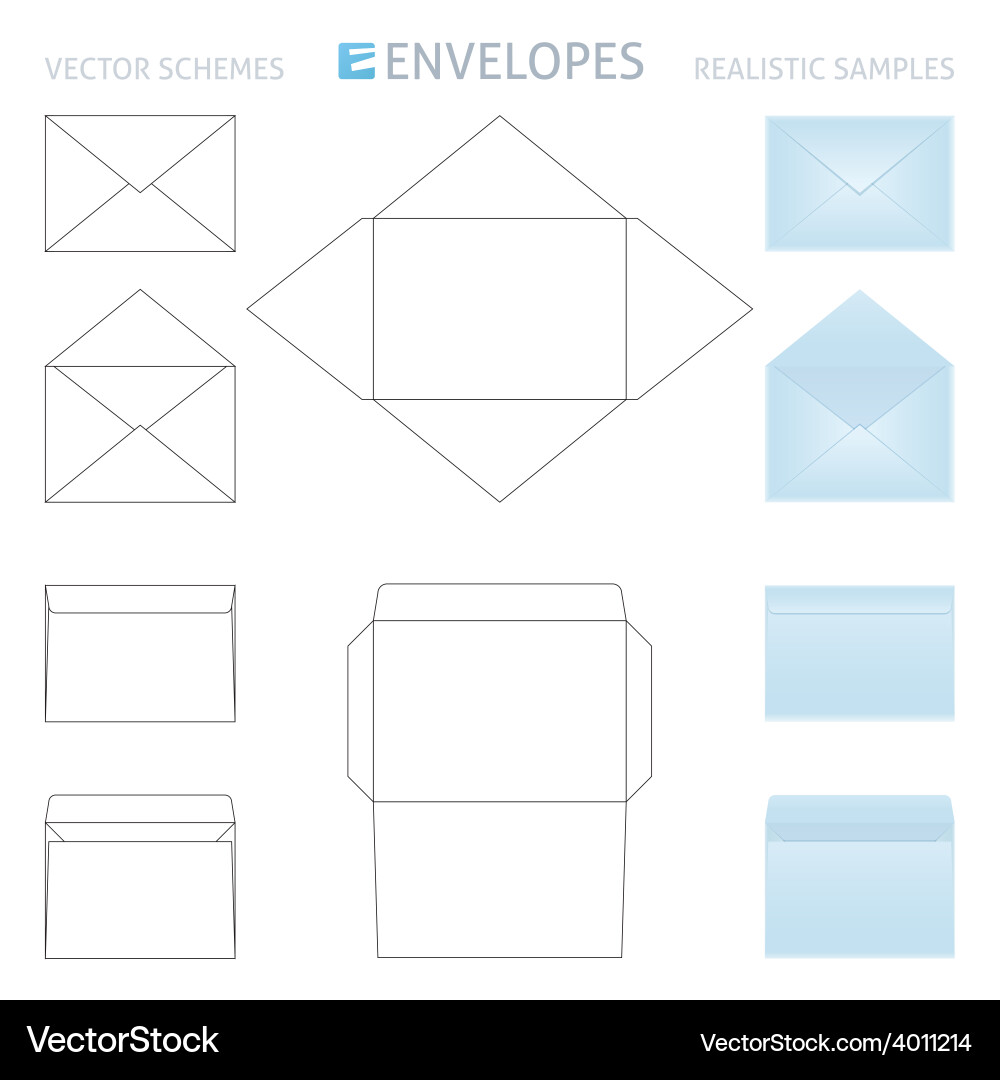 Envelopes Royalty Free Vector Image - VectorStock