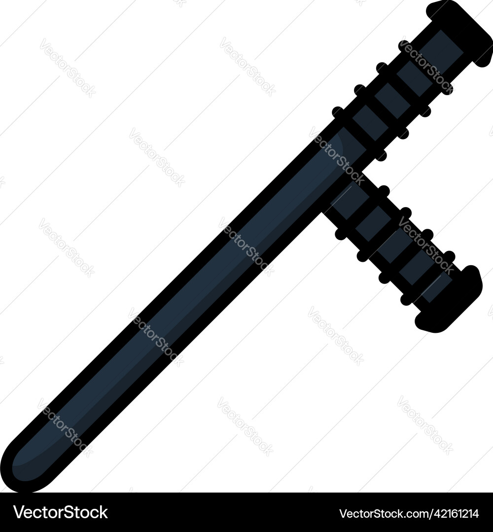 Police baton icon Royalty Free Vector Image - VectorStock