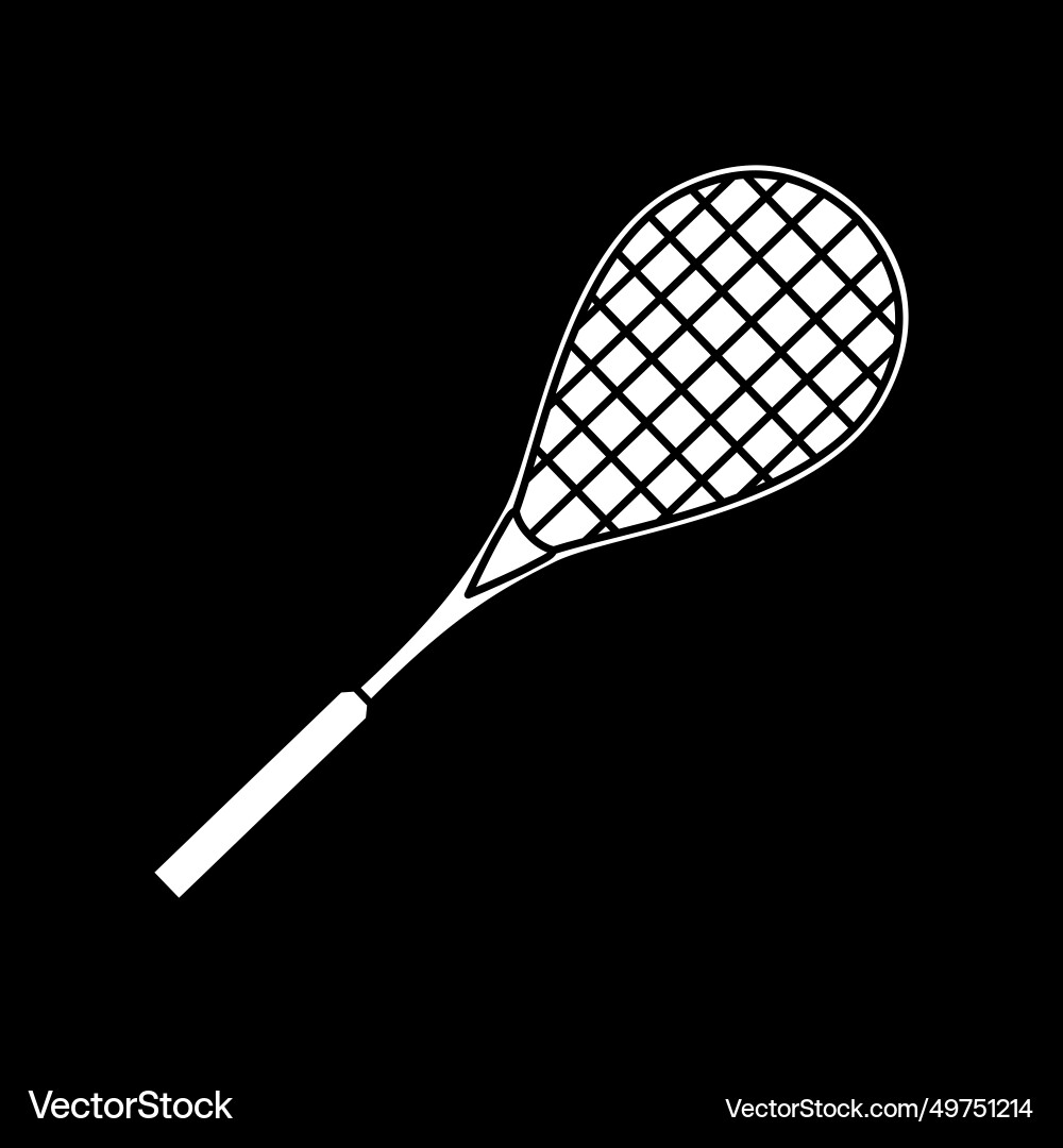 Tennis racket icon logo image Royalty Free Vector Image