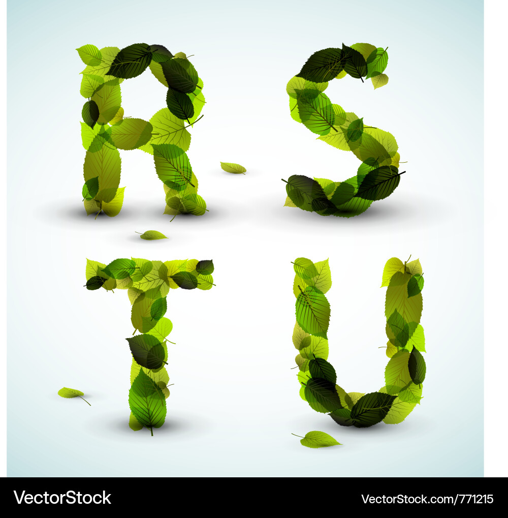 Alphabet letters Royalty Free Vector Image - VectorStock