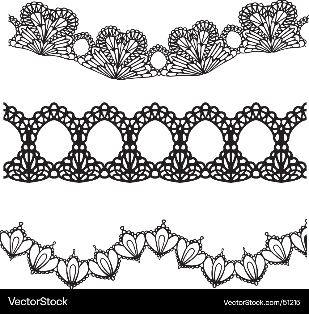 Lace design Royalty Free Vector Image - VectorStock