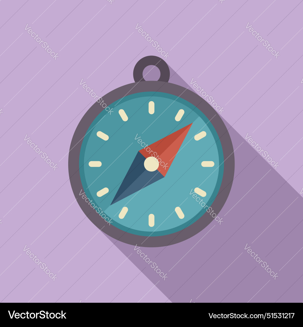 Finding direction with a compass icon Royalty Free Vector