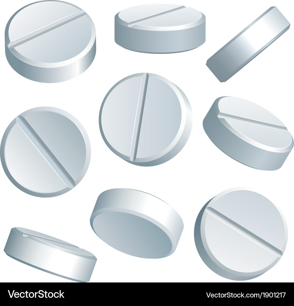Medical pills Royalty Free Vector Image - VectorStock