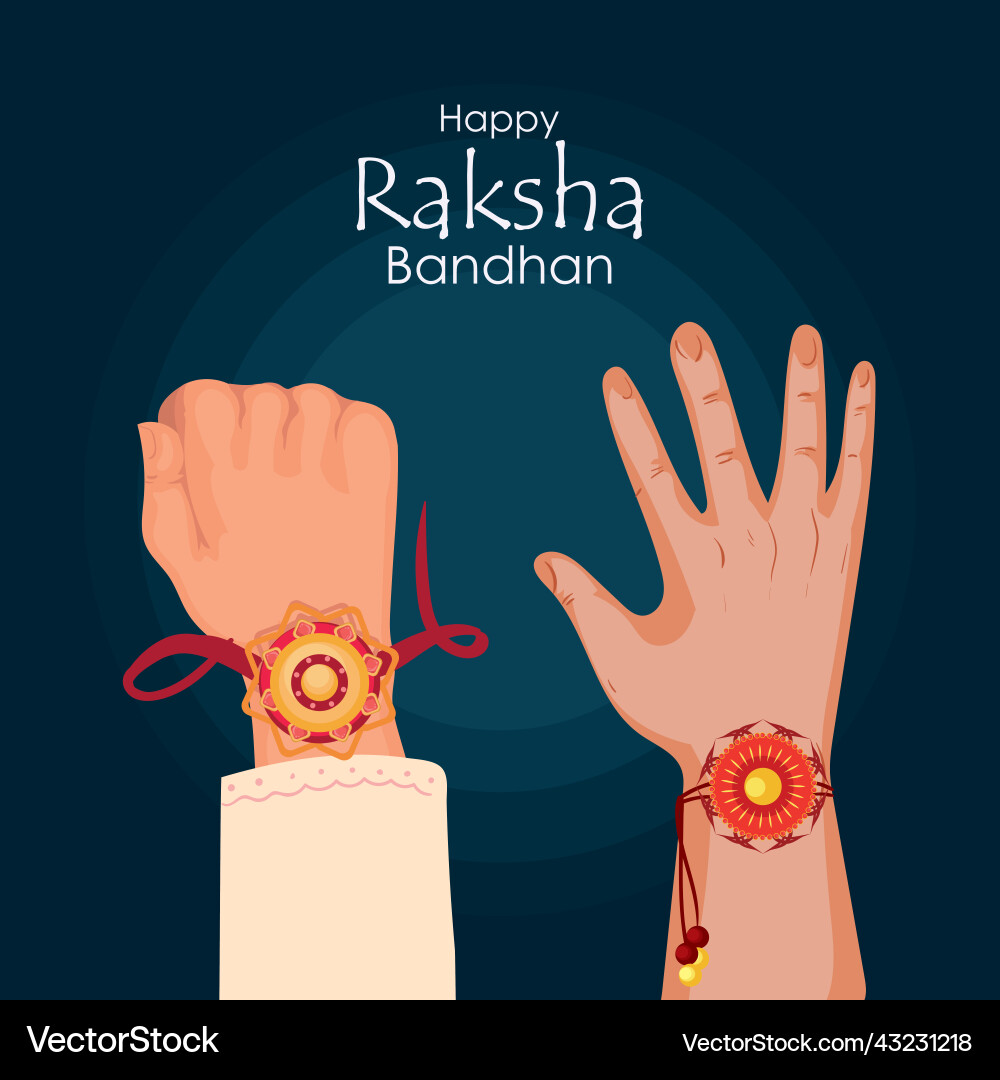 Raksha bandhan Royalty Free Vector Image - VectorStock