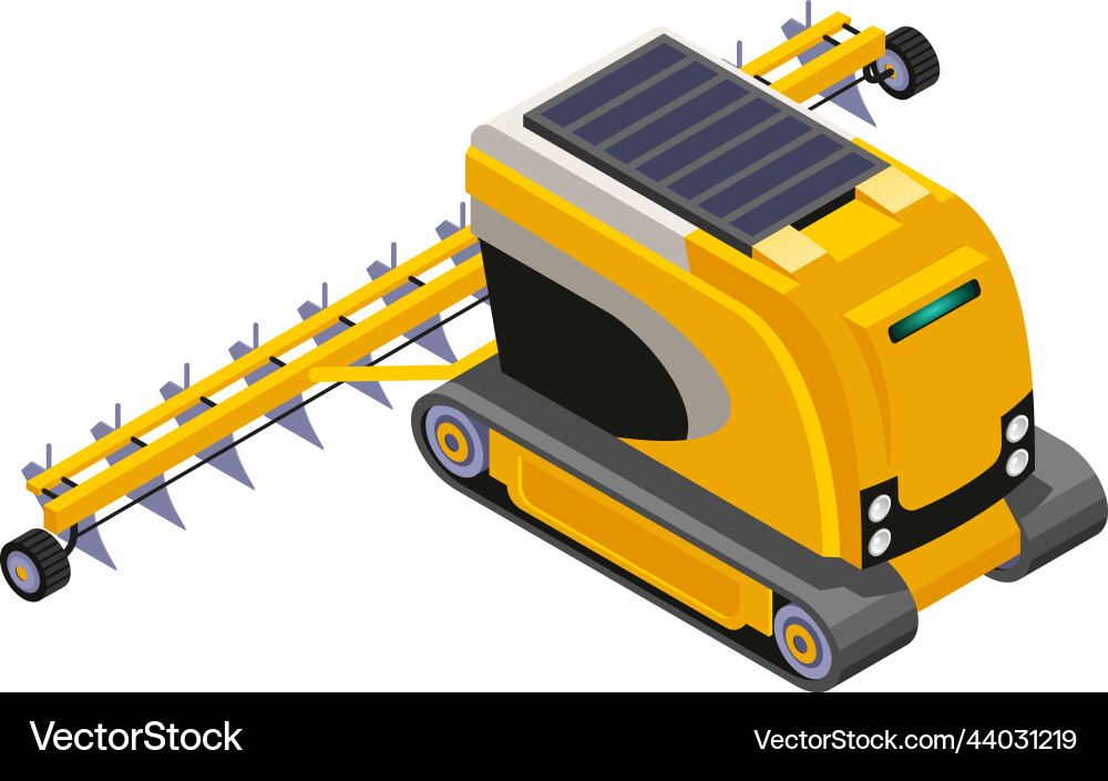 Agricultural robot Royalty Free Vector Image - VectorStock