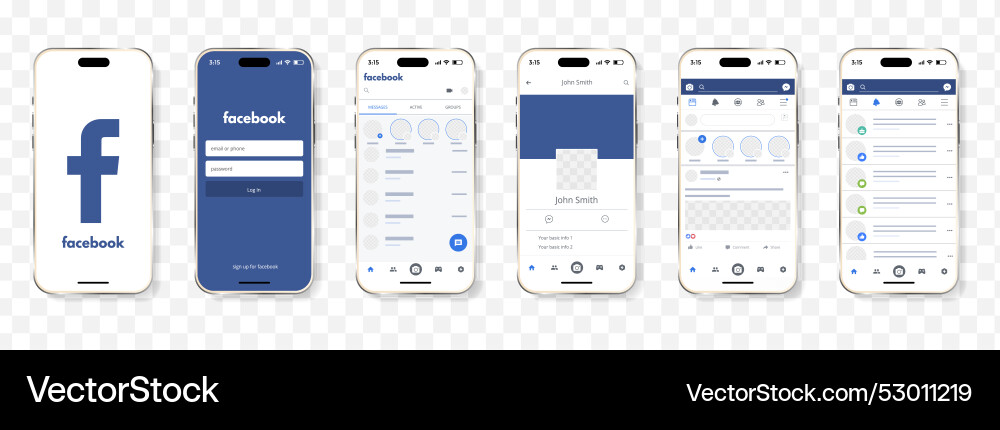 Facebook Page Vector Images (over 2,000)