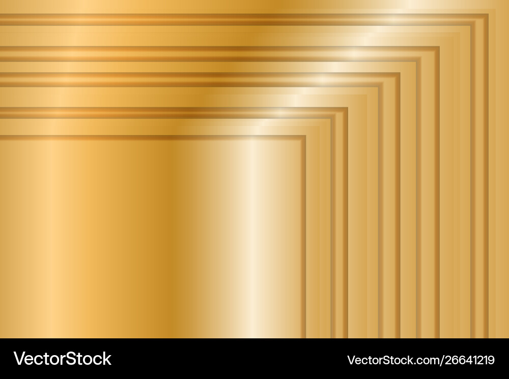 Golden background with gradient Royalty Free Vector Image