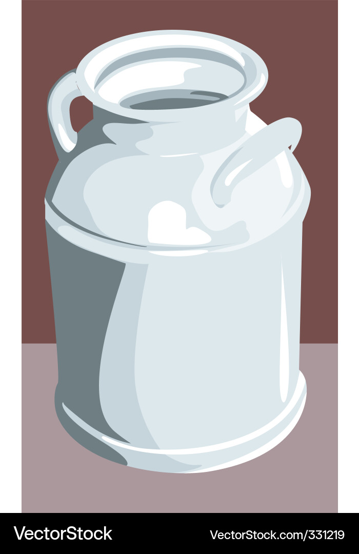 Tin Milk Can Royalty Free Vector Image - VectorStock