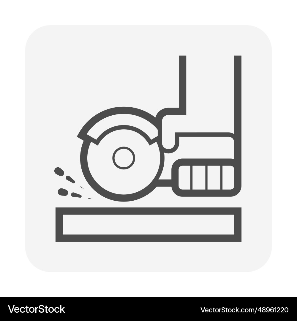 Angle grinder icon Royalty Free Vector Image - VectorStock