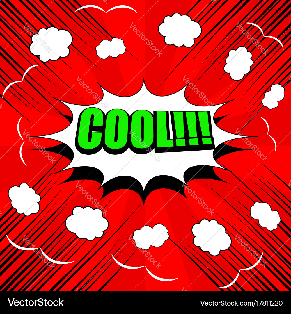Comic book light template Royalty Free Vector Image