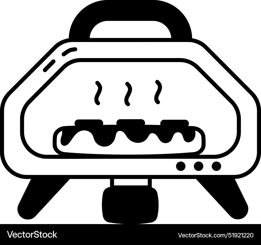 Pizza oven Royalty Free Vector Image - VectorStock