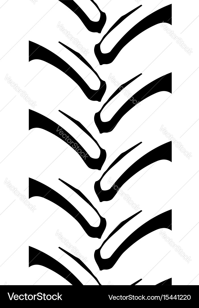 Tractor tread pattern Royalty Free Vector Image