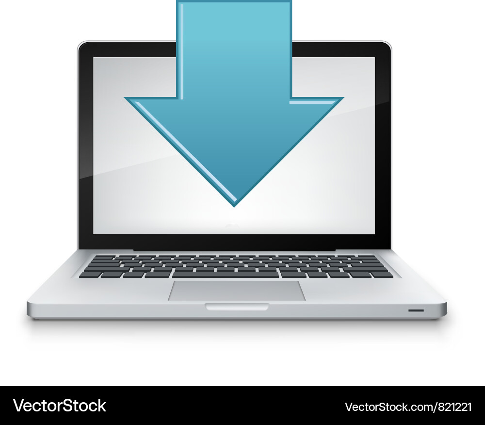 Digital Download Icon Royalty Free Vector Image