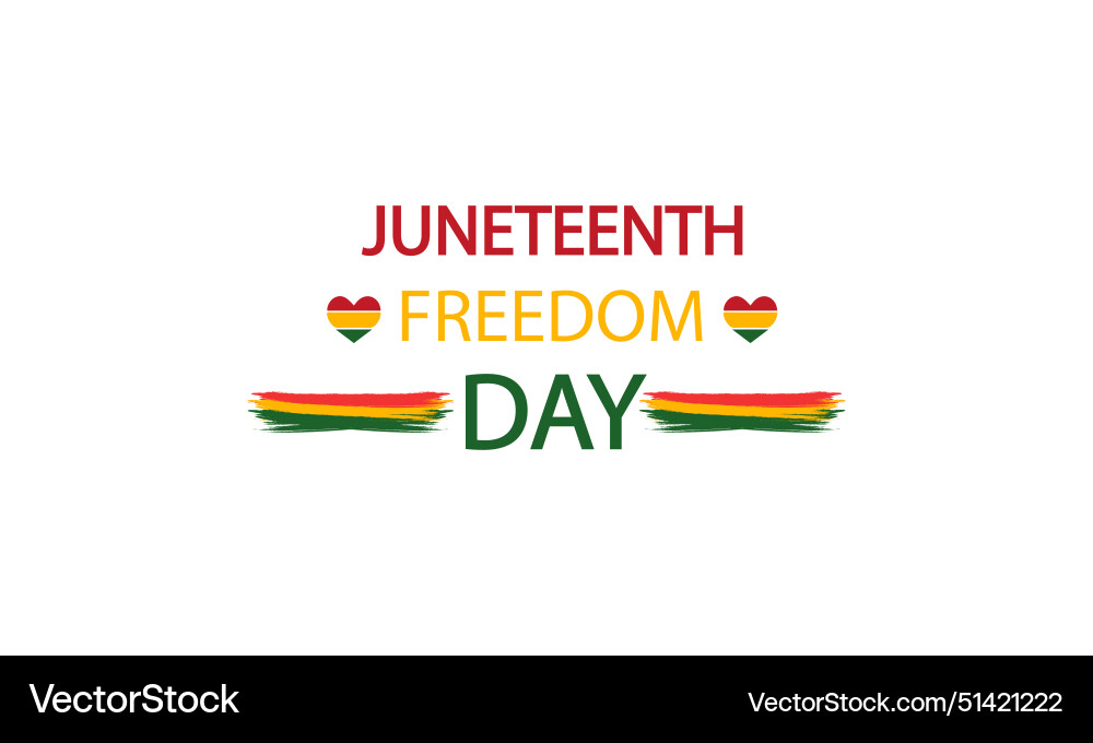 Exploring the history of juneteenth through flag Vector Image