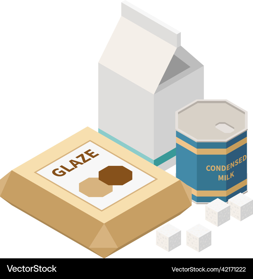 Ice cream production icon Royalty Free Vector Image