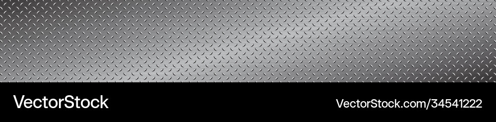 Texture panorama silver metal with reflection Vector Image