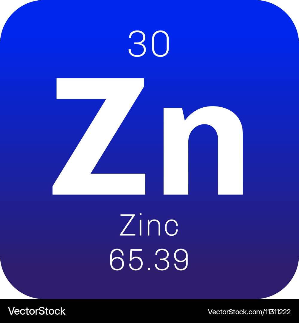 Zinc Chemical Element Periodic Table Science Symbol Stock Pictures,