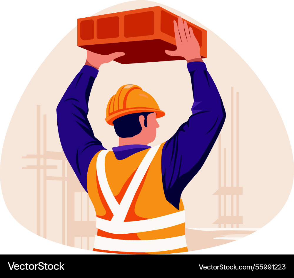 Construction worker Royalty Free Vector Image - VectorStock