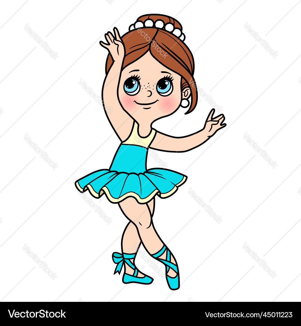 Little Girl Ballet Clipart Cute Little Ballerina Image & Photo (Free