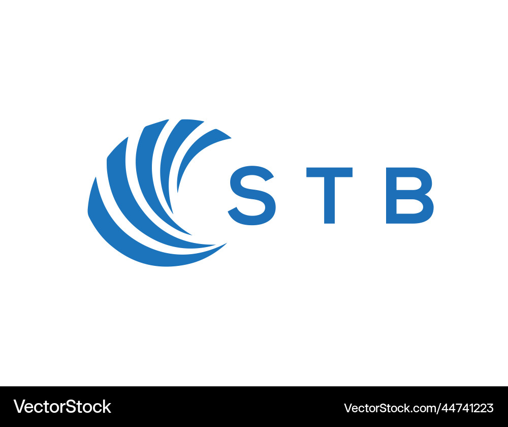 Stc letter logo design on white background Vector Image