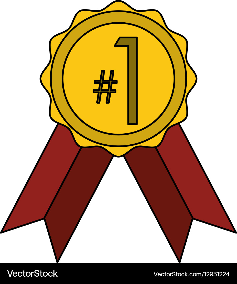 Winner medal icon Royalty Free Vector Image - VectorStock