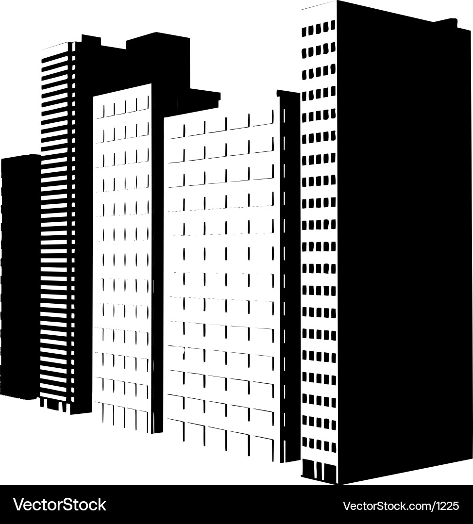 Buildings design Royalty Free Vector Image - VectorStock