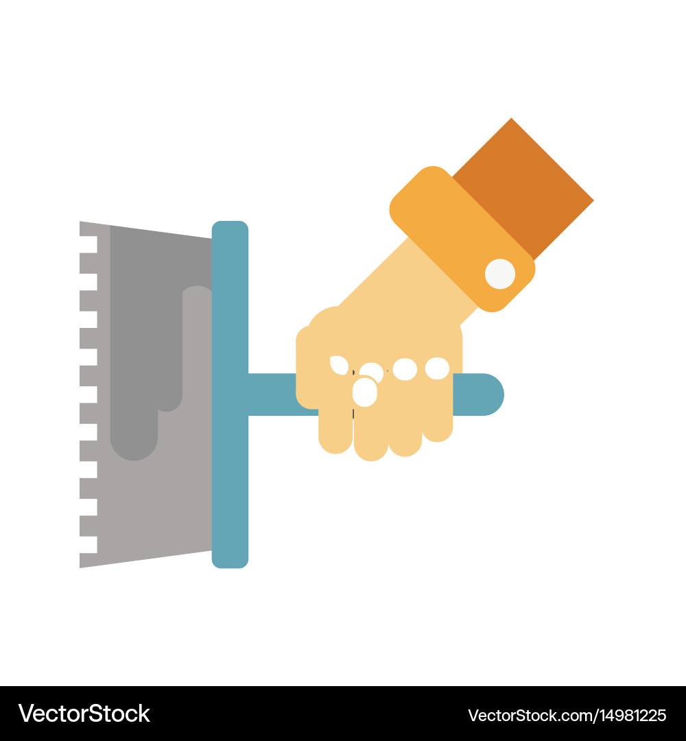 Hand holding float Royalty Free Vector Image - VectorStock