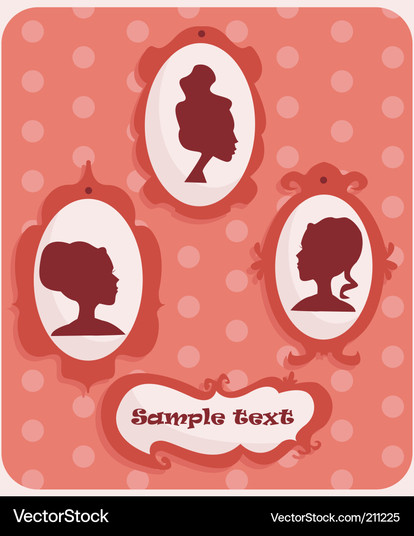 Profile background Royalty Free Vector Image - VectorStock