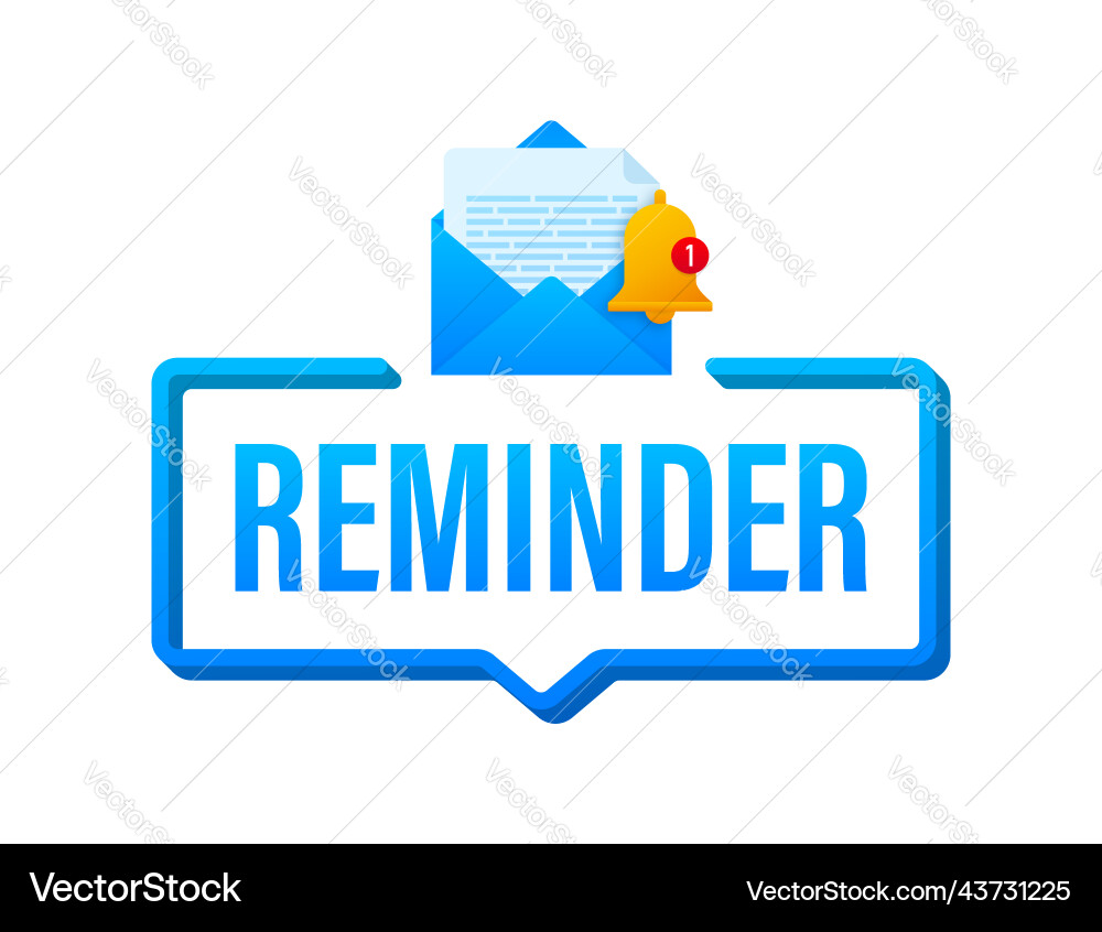 Reminder Alert Calendar Icon Set Royalty Free Vector Image