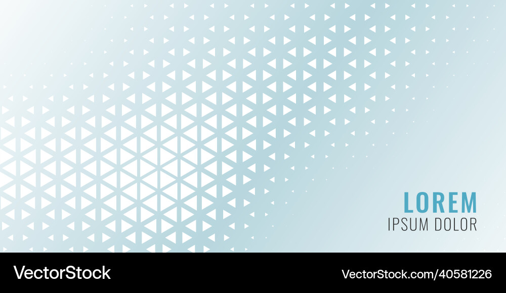 Abstract triangle pattern banner design Royalty Free Vector