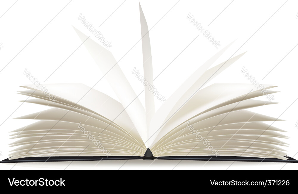 Open book Royalty Free Vector Image - VectorStock