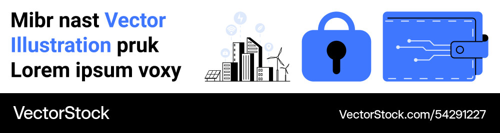 Cybersecurity and digital wallet protection Vector Image