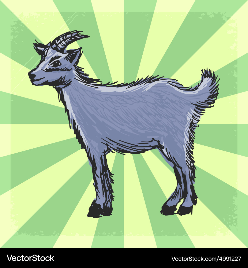 Goat Royalty Free Vector Image - VectorStock