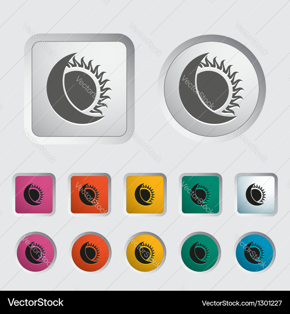 Solar eclipse Royalty Free Vector Image - VectorStock
