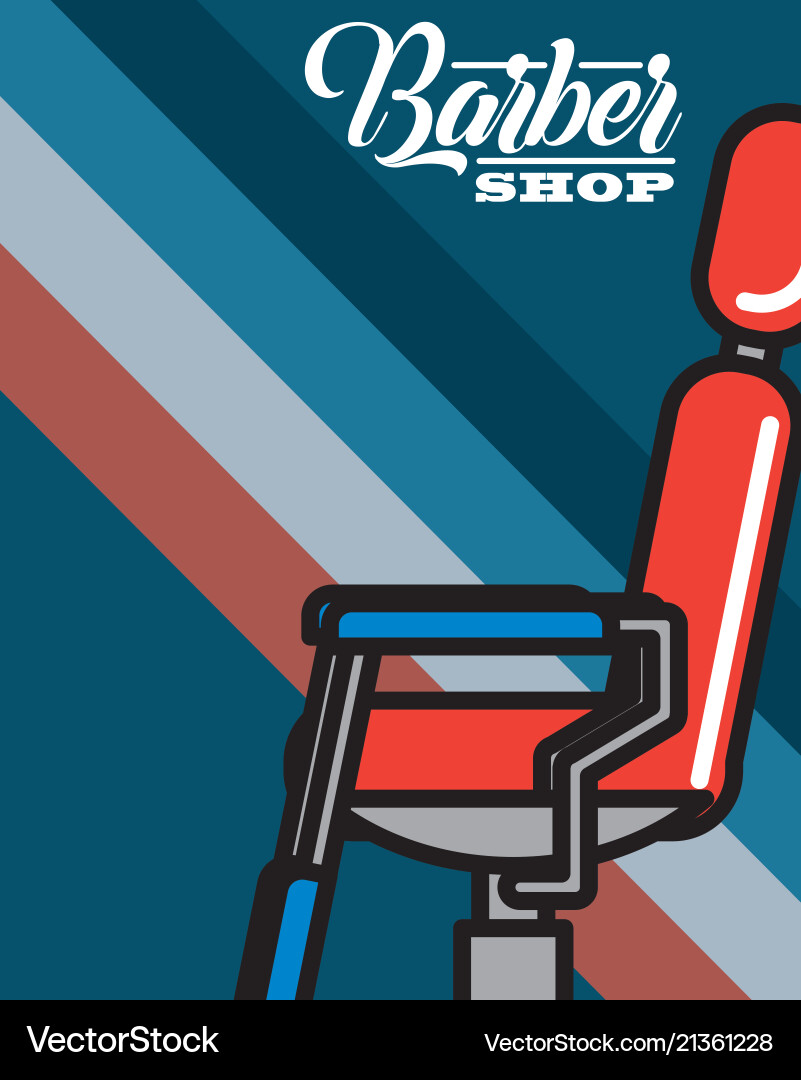 Baber shop design Royalty Free Vector Image - VectorStock