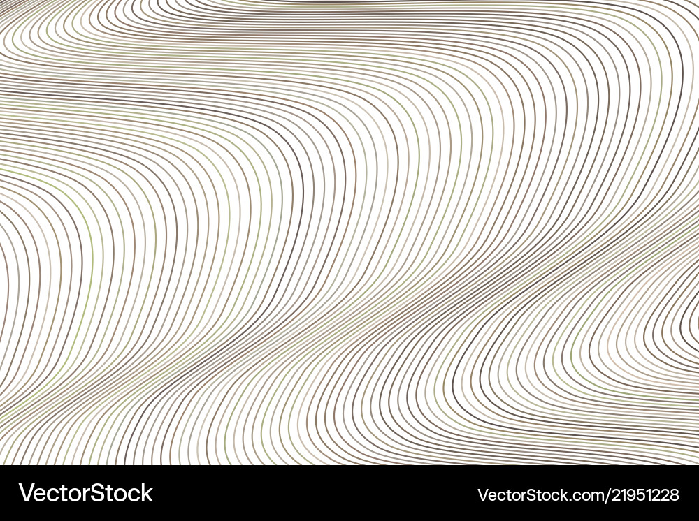 Color abstract line curve wave geometric pattern Vector Image