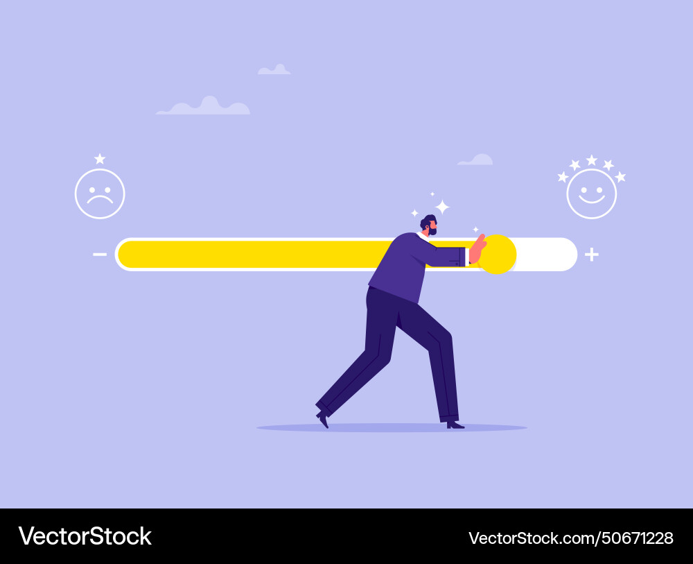 Customer satisfaction or feedback concept Vector Image