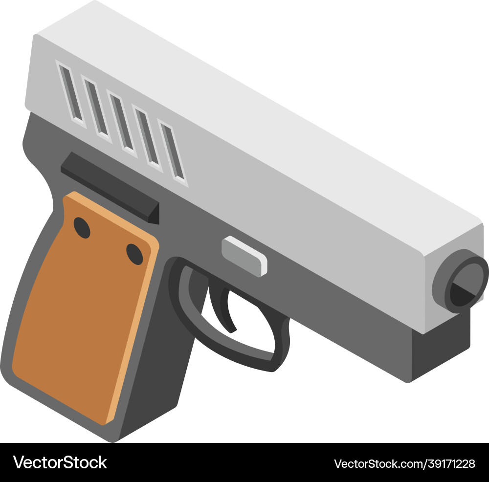 Pistol Royalty Free Vector Image - VectorStock