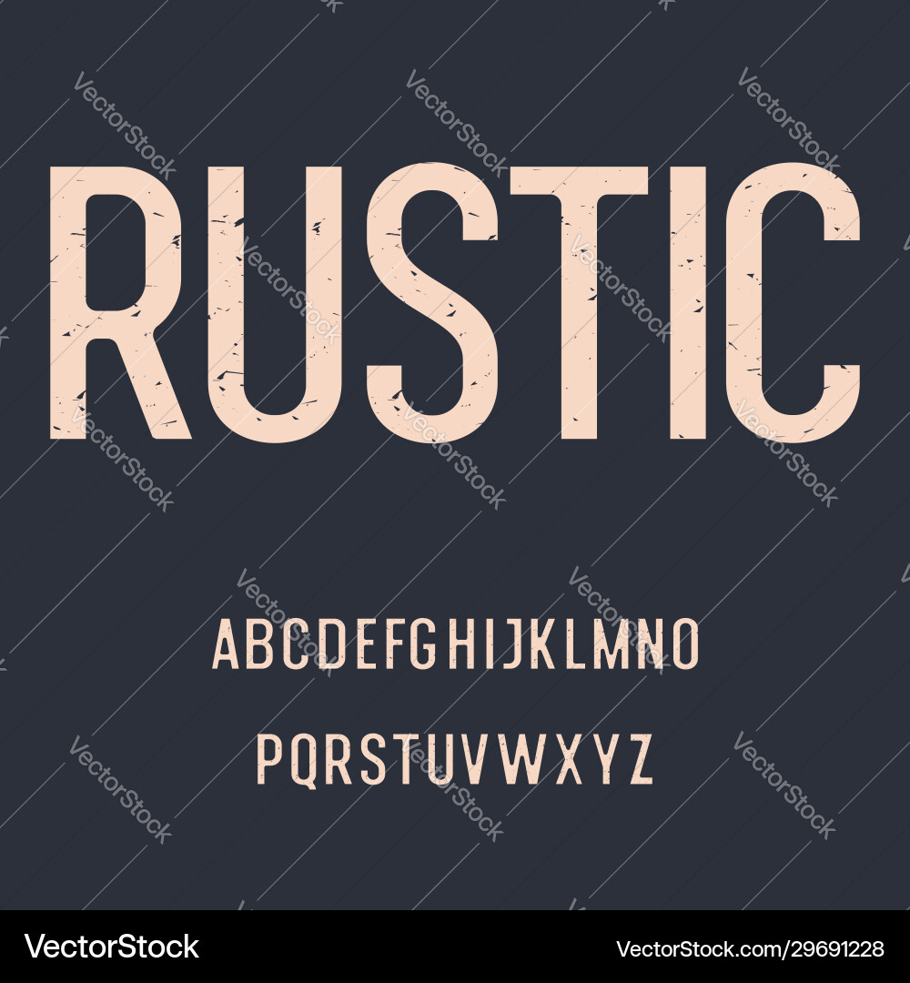 Rustic Royalty Free Vector Image - VectorStock