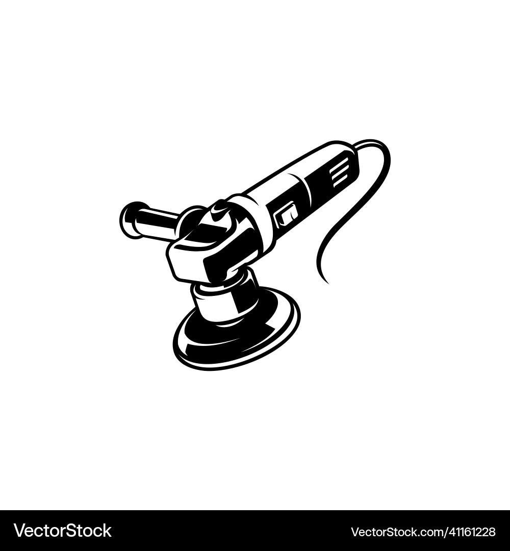 Silhouette of polish machine Royalty Free Vector Image