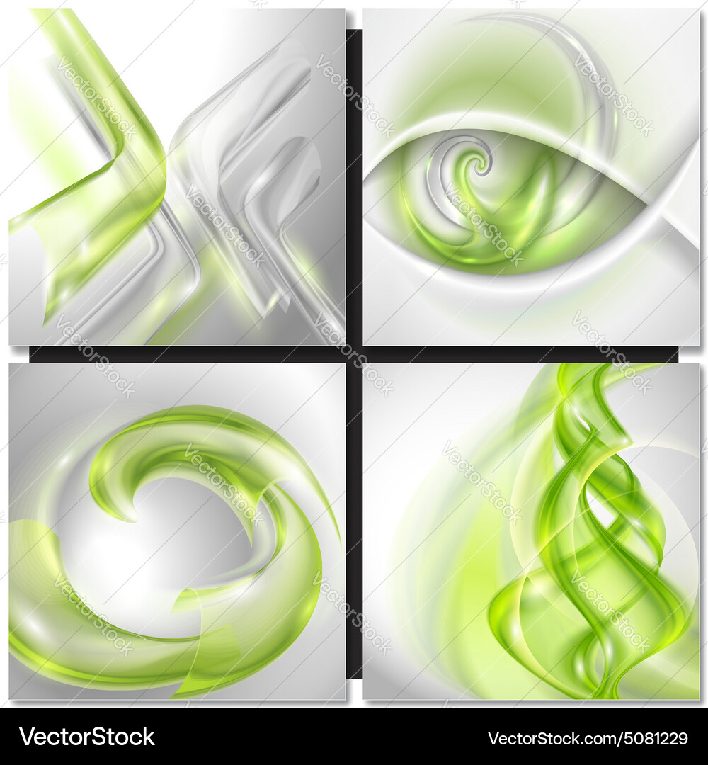 Abstract green background Royalty Free Vector Image