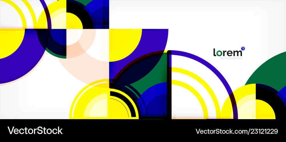 Modern geometric abstract background Royalty Free Vector