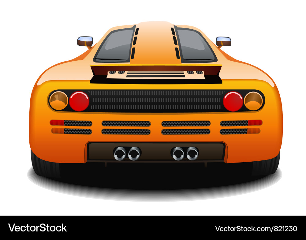 Sports car Royalty Free Vector Image - VectorStock