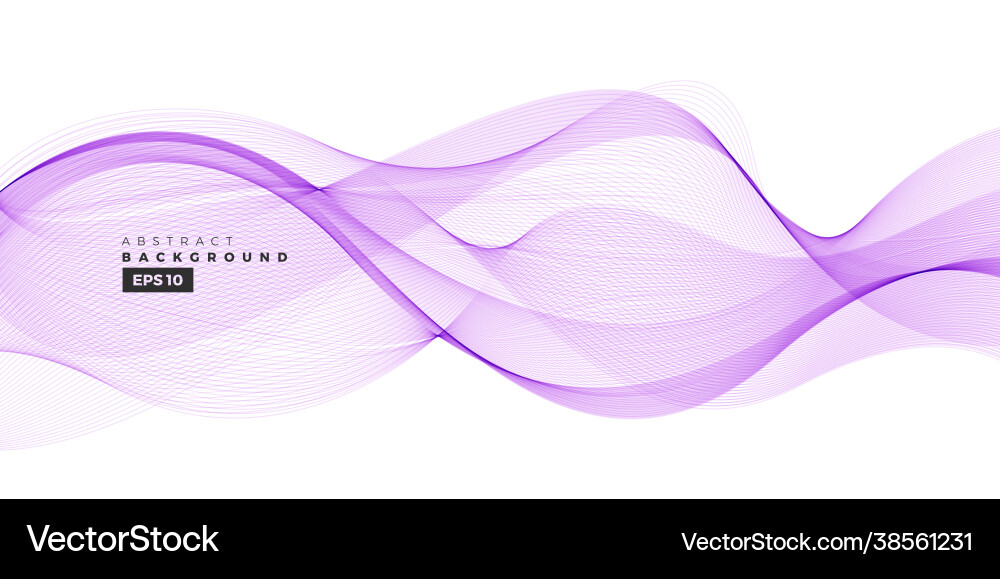 Abstract Violet Wave Background Royalty Free Vector Image