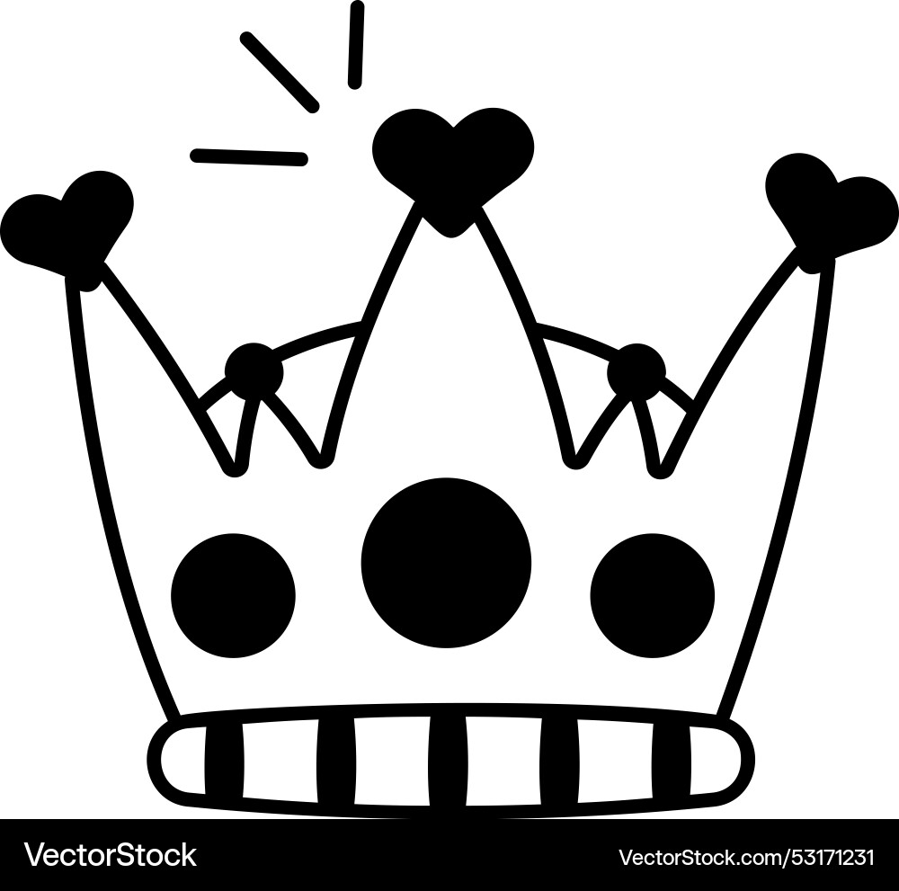 Crown Royalty Free Vector Image - VectorStock